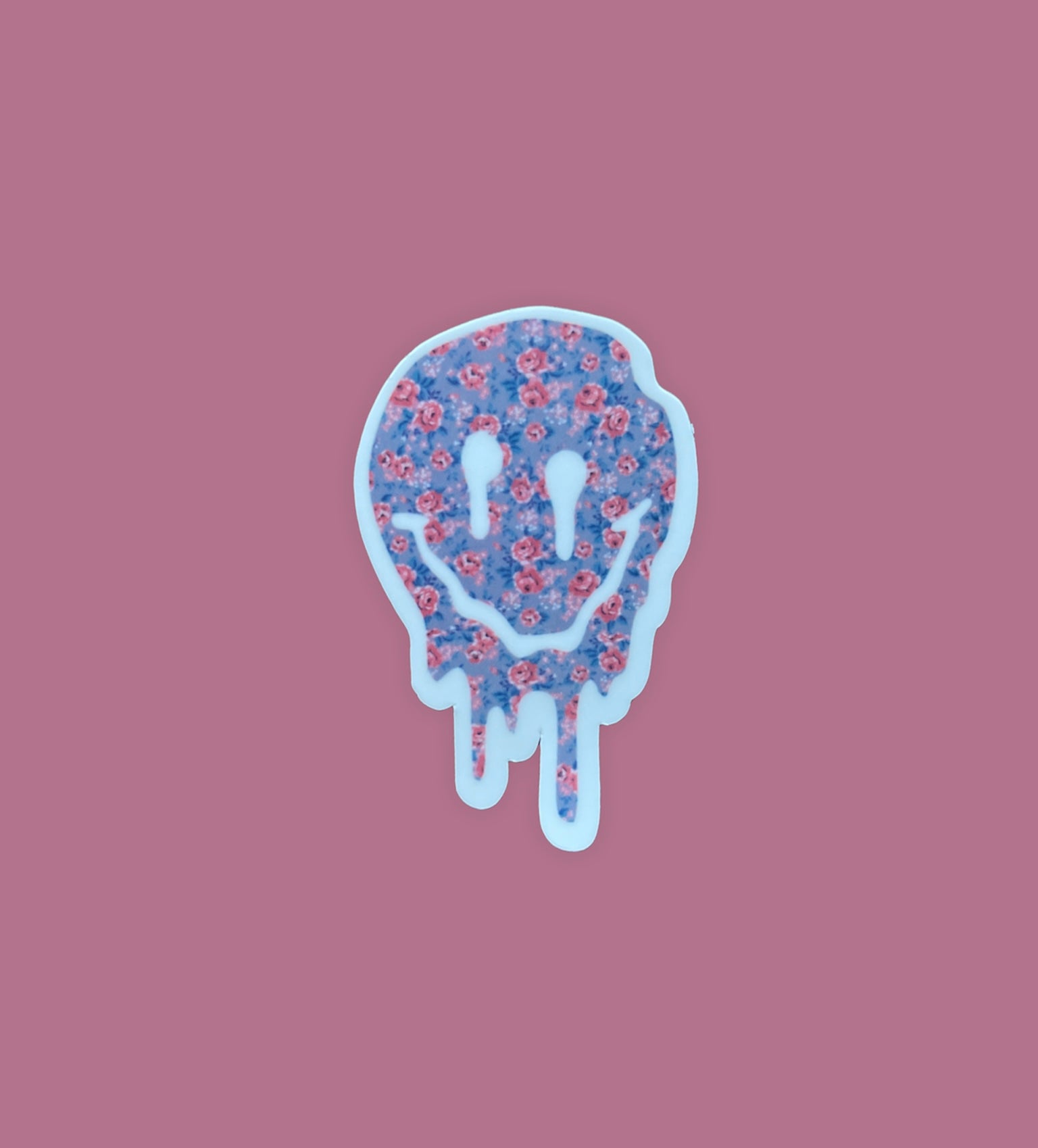 Smiley Drip Sticker – Stank Designs